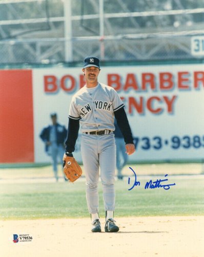 Don Mattingly Autographed Memorabilia | Signed Photo, Jersey ...
