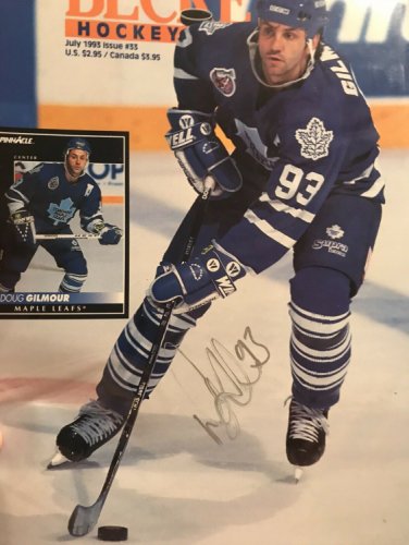 Doug Gilmour Autographed Memorabilia | Signed Photo, Jersey ...