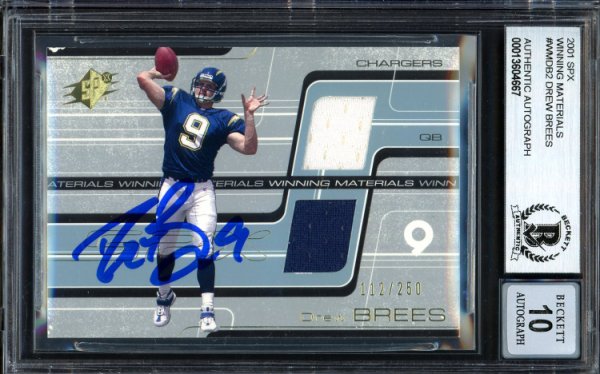 Drew Brees Autographed Memorabilia | Signed Photo, Jersey, Collectibles ...