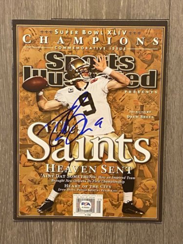 Drew Brees Autographed Memorabilia | Signed Photo, Jersey, Collectibles ...