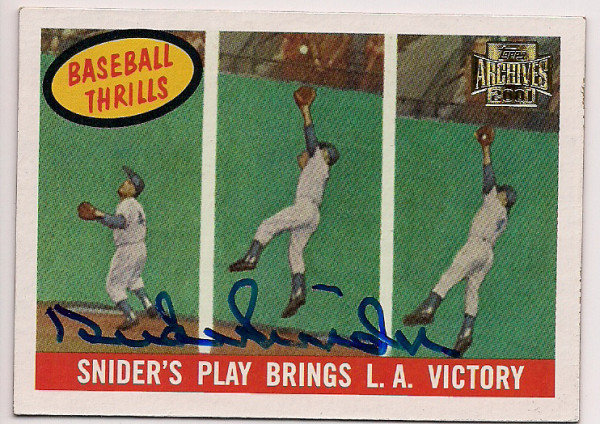 Duke Snider Autographed Memorabilia | Signed Photo, Jersey ...