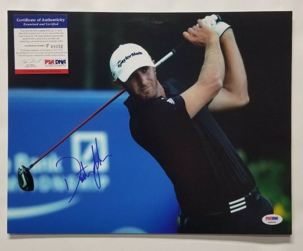 Dustin Johnson Autographed Memorabilia | Signed Photo, Jersey ...