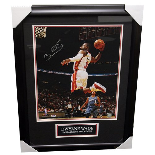 Dwyane Wade Autographed Memorabilia | Signed Photo, Jersey ...