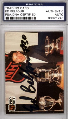Ed Belfour Autographed Memorabilia | Signed Photo, Jersey, Collectibles ...