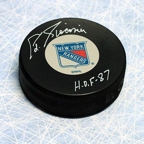 New York Rangers Autographed Pucks | Signed Rangers Pucks