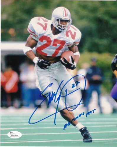 Eddie George Autographed Memorabilia | Signed Photo, Jersey ...
