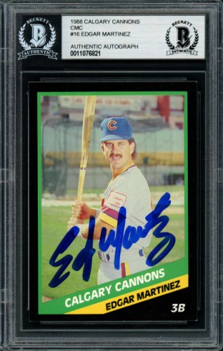 Edgar Martinez Autographed Memorabilia | Signed Photo, Jersey ...