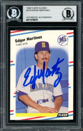 Edgar Martinez Autographed Memorabilia | Signed Photo, Jersey ...