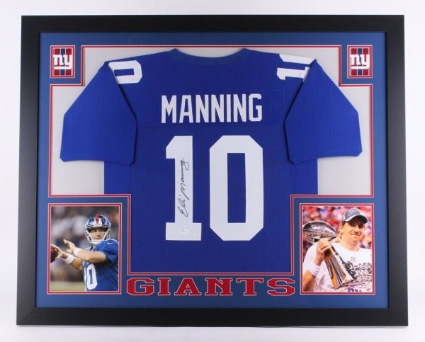 Eli Manning | Autographed Football Memorabilia & NFL Merchandise