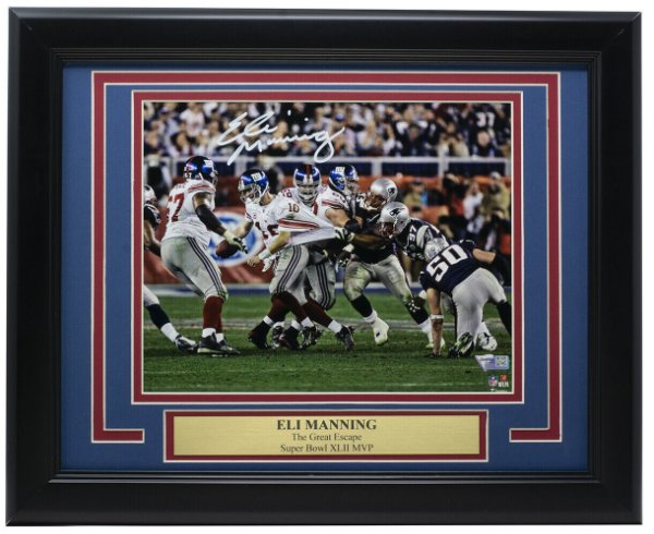 Eli Manning | Autographed Football Memorabilia & NFL Merchandise