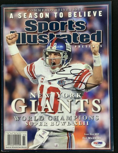 Eli Manning | Autographed Football Memorabilia & NFL Merchandise