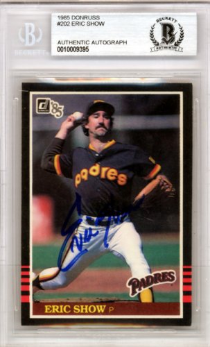 Eric Show Autographed Memorabilia | Signed Photo, Jersey, Collectibles ...