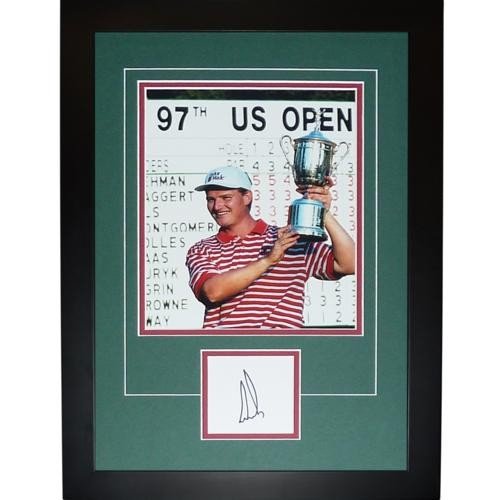 Ernie Els Autographed Signed 2-Time Us Open Champion Signature Series Frame