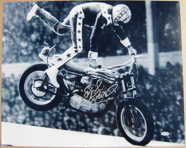 Evel Knievel Autographed Memorabilia | Signed Photo, Jersey ...