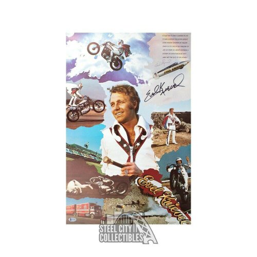 Evel Knievel Autographed Memorabilia | Signed Photo, Jersey ...