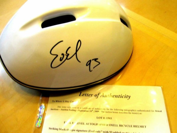 Evel Knievel Autographed Memorabilia | Signed Photo, Jersey ...