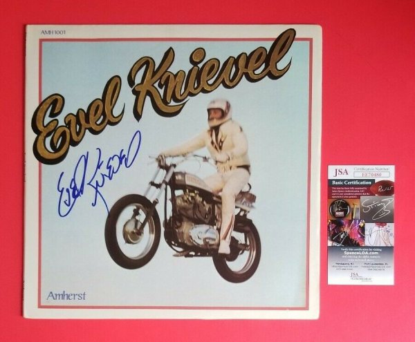 Evel Knievel Autographed Memorabilia | Signed Photo, Jersey ...