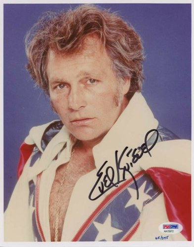 Evel Knievel Autographed Memorabilia | Signed Photo, Jersey ...