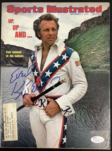 Evel Knievel Autographed Memorabilia | Signed Photo, Jersey ...