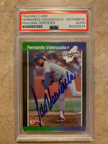Fernando Valenzuela Autographed Memorabilia | Signed Photo, Jersey ...