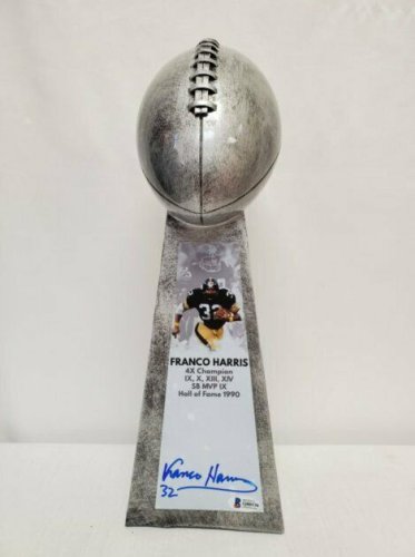 Franco Harris Autographed Memorabilia | Signed Photo, Jersey ...