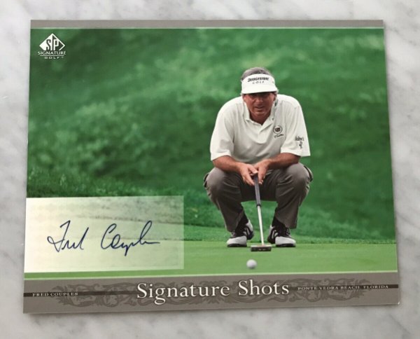 Fred Couples Golf Memorabilia & Signed Golf Collectibles