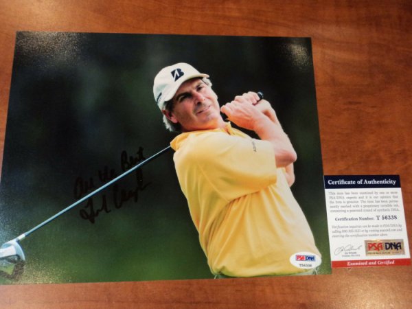Fred Couples Golf Memorabilia & Signed Golf Collectibles