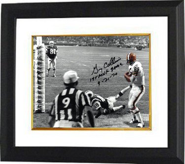 Gary Collins Autographed Signed Cleveland Browns Spotlight 8x10 Photo ...
