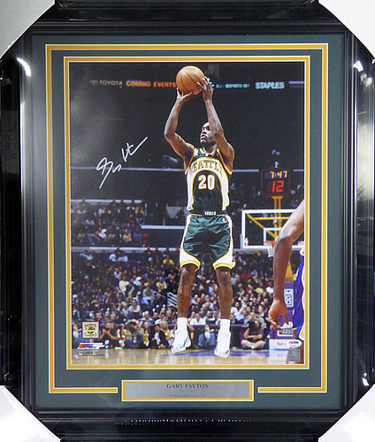 Gary Payton Autographed Memorabilia | Signed Photo, Jersey ...