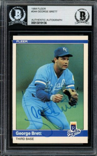 George Brett Autographed Memorabilia | Signed Photo, Jersey ...