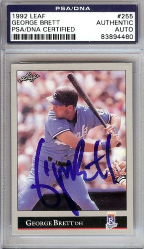 George Brett Autographed Memorabilia | Signed Photo, Jersey ...