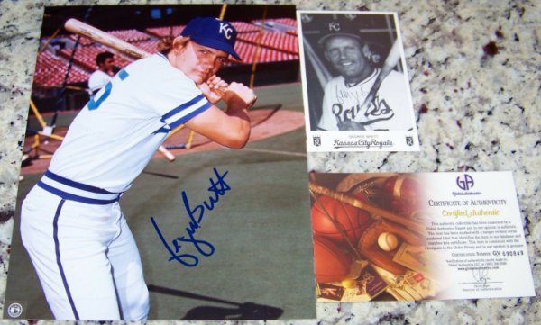 George Brett Autographed Memorabilia | Signed Photo, Jersey ...