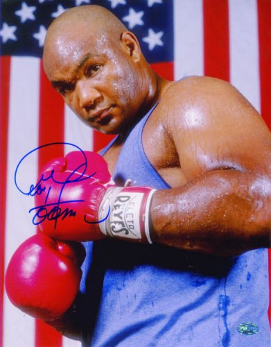 George Foreman Autographed Memorabilia | Signed Photo, Jersey ...