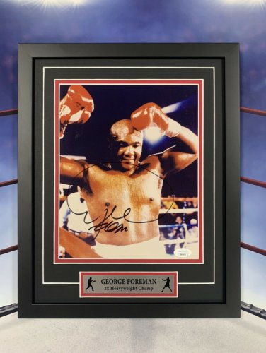 George Foreman Autographed Memorabilia | Signed Photo, Jersey ...