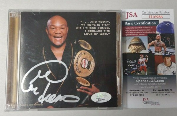George Foreman Autographed Memorabilia | Signed Photo, Jersey ...