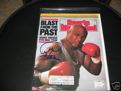 George Foreman Autographed Memorabilia | Signed Photo, Jersey ...