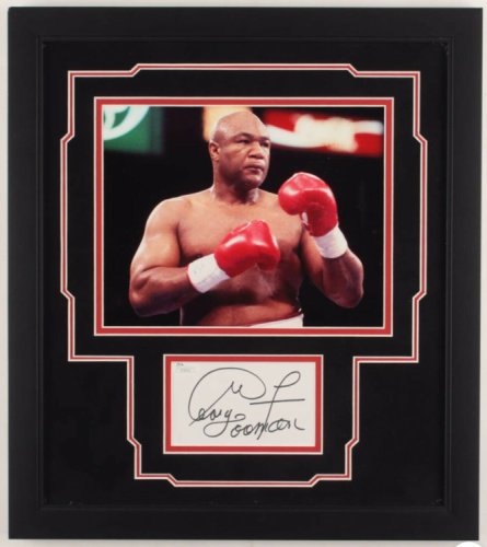 George Foreman Autographed Memorabilia | Signed Photo, Jersey ...