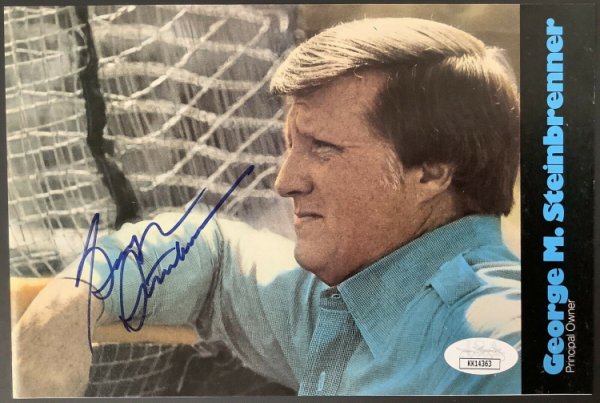George Steinbrenner Autographed Memorabilia | Signed Photo, Jersey ...