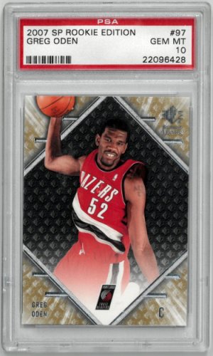 Greg Oden Autographed Memorabilia | Signed Photo, Jersey, Collectibles ...