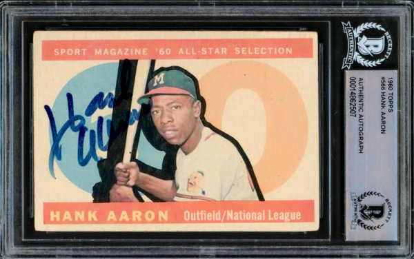 Hank Aaron | Autographed Baseball Memorabilia & MLB Merchandise