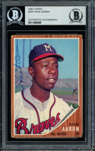 Hank Aaron | Autographed Baseball Memorabilia & MLB Merchandise