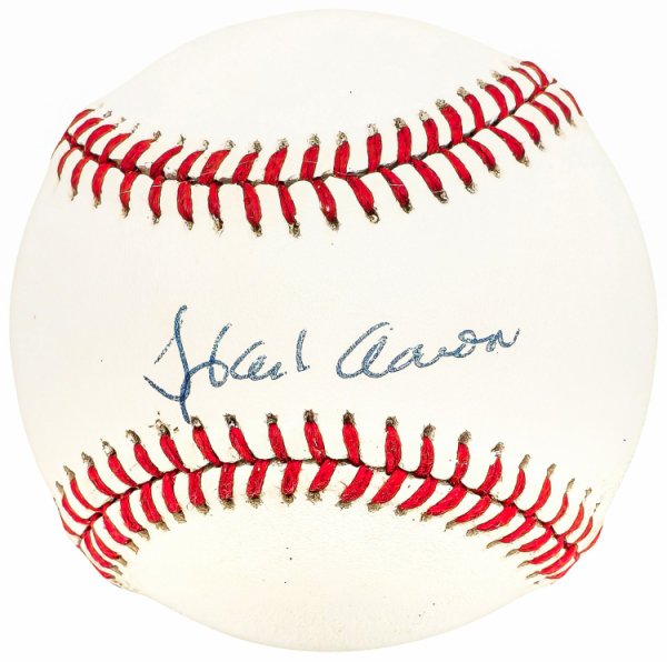 Hank Aaron | Autographed Baseball Memorabilia & MLB Merchandise