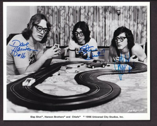 Hanson Brothers Autographed Memorabilia | Signed Photo, Jersey ...