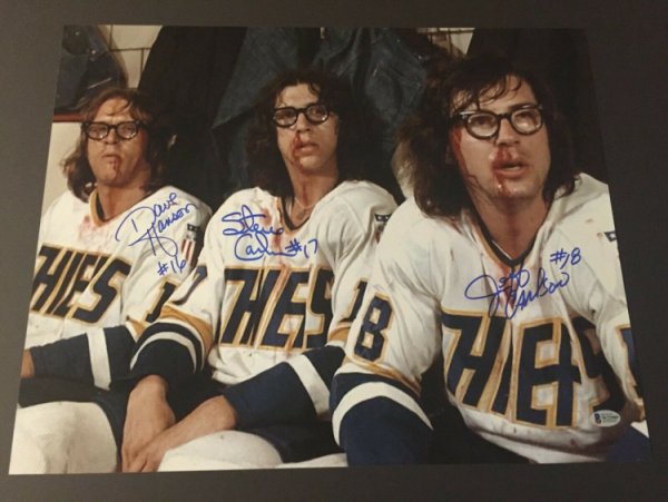 Hanson Brothers Autographed Memorabilia | Signed Photo, Jersey ...