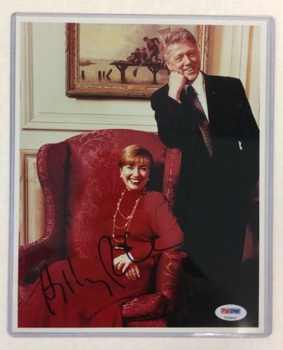 Hillary Clinton Autographed Memorabilia | Signed Photo, Jersey ...