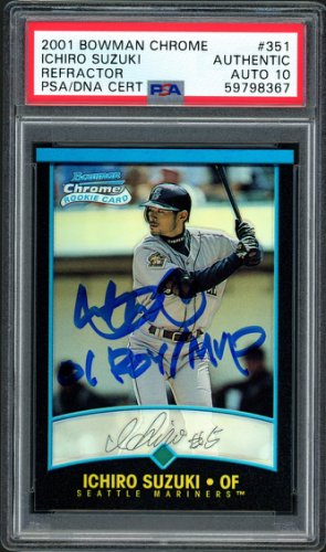 Ichiro Suzuki Autographed Memorabilia | Signed Photo, Jersey ...