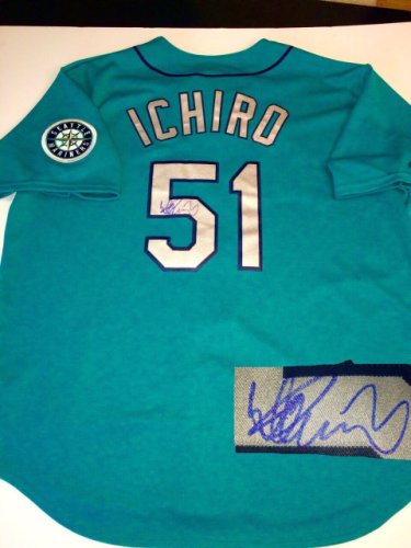 Ichiro Suzuki Autographed Memorabilia | Signed Photo, Jersey ...