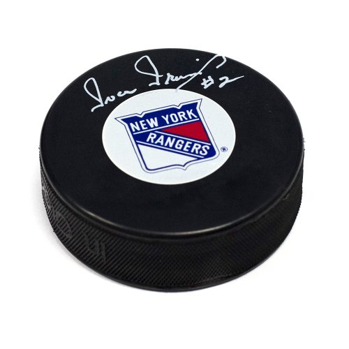 New York Rangers Autographed Pucks | Signed Rangers Pucks