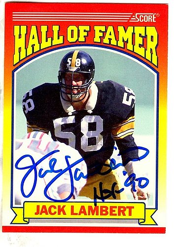 Jack Lambert Autographed Memorabilia | Signed Photo, Jersey ...