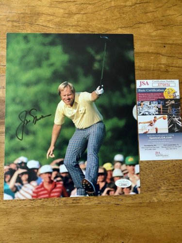 Jack Nicklaus Golf Memorabilia & Signed Golf Collectibles